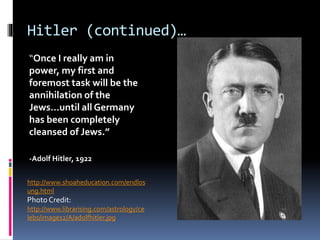 Holocaust POwerpoint | PPTX