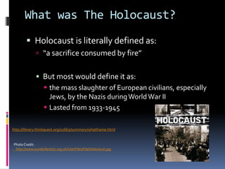 Holocaust POwerpoint | PPTX
