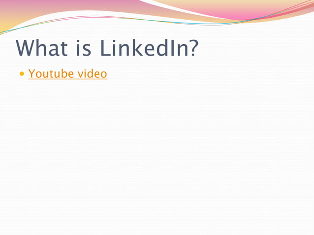 LinkedIn powerpoint | PPTX | Social Networking | Internet