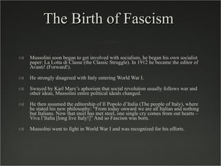 Doctrine of Fascism | PPT
