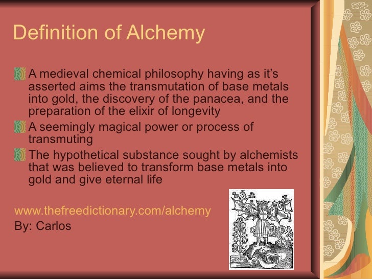 Black Plague and Alchemy