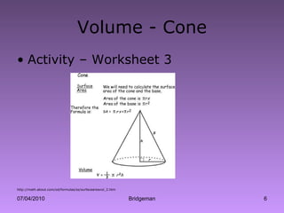 Volume Powerpoint | PPT