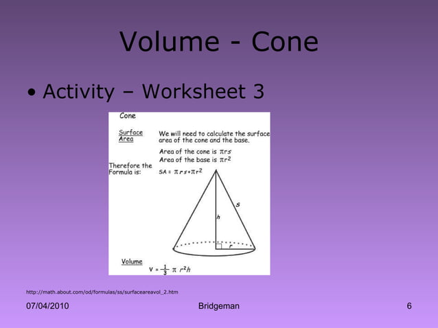 Volume Powerpoint | PPT