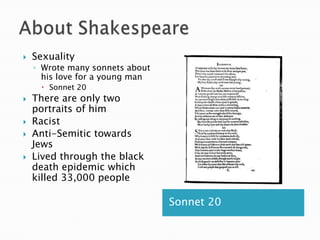 William Shakespeare's Crib | PPTX