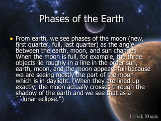 The Earth(Living Planet) | PPT