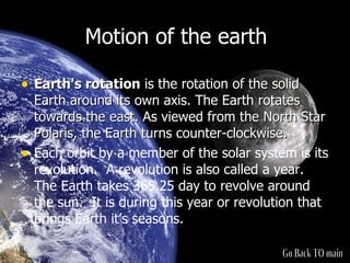 The Earth(Living Planet) | PPT