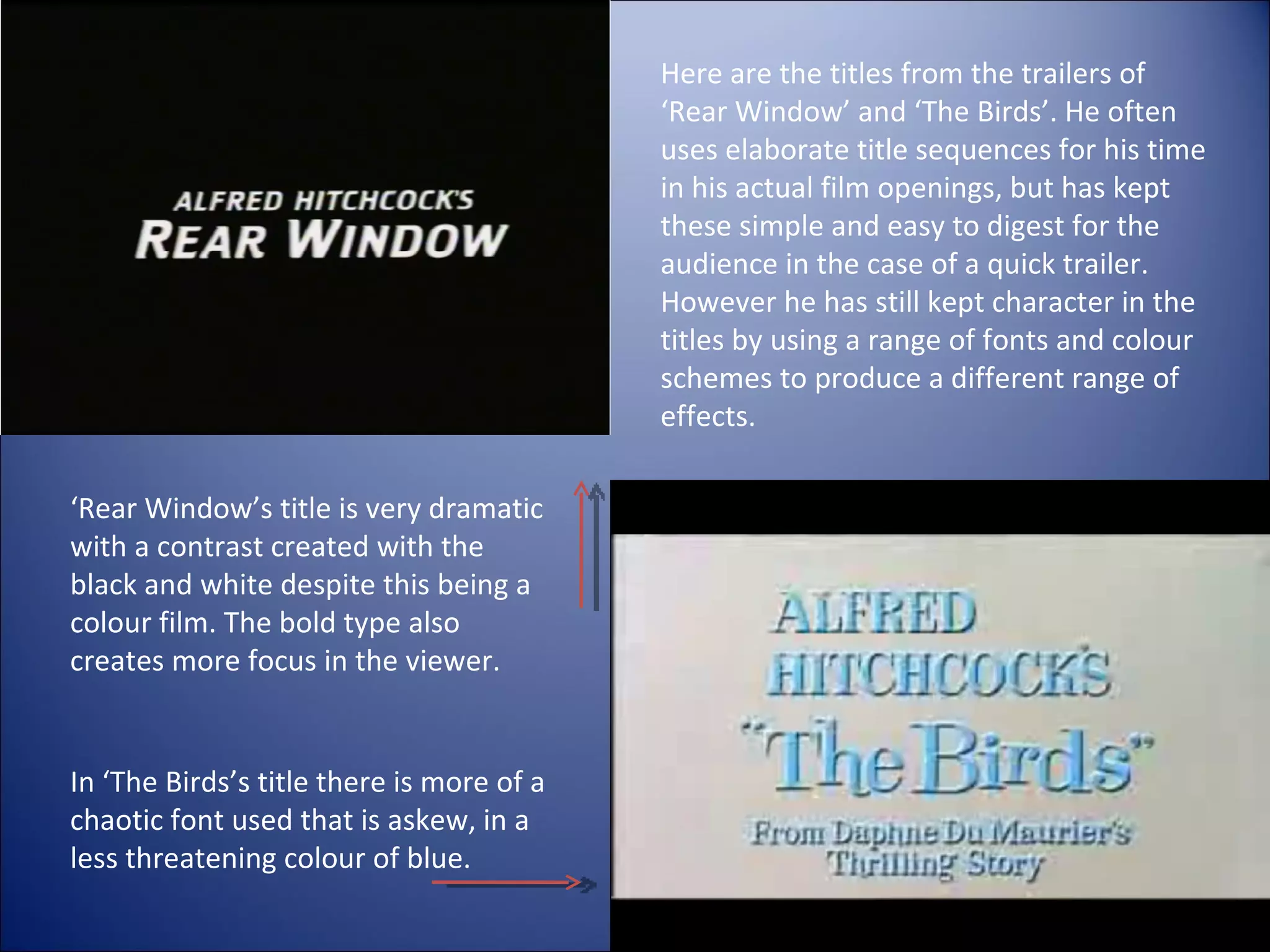 Alfred Hitchcock analysis | PPT