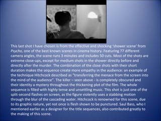 Alfred Hitchcock analysis | PPT