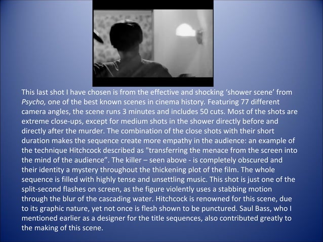 Alfred Hitchcock analysis | PPT
