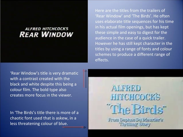 Alfred Hitchcock analysis | PPT