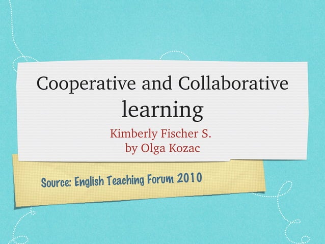 Collaborative learning | PPT