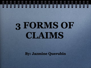 The 3 Claims | KEY