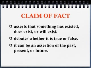The 3 Claims | PPT