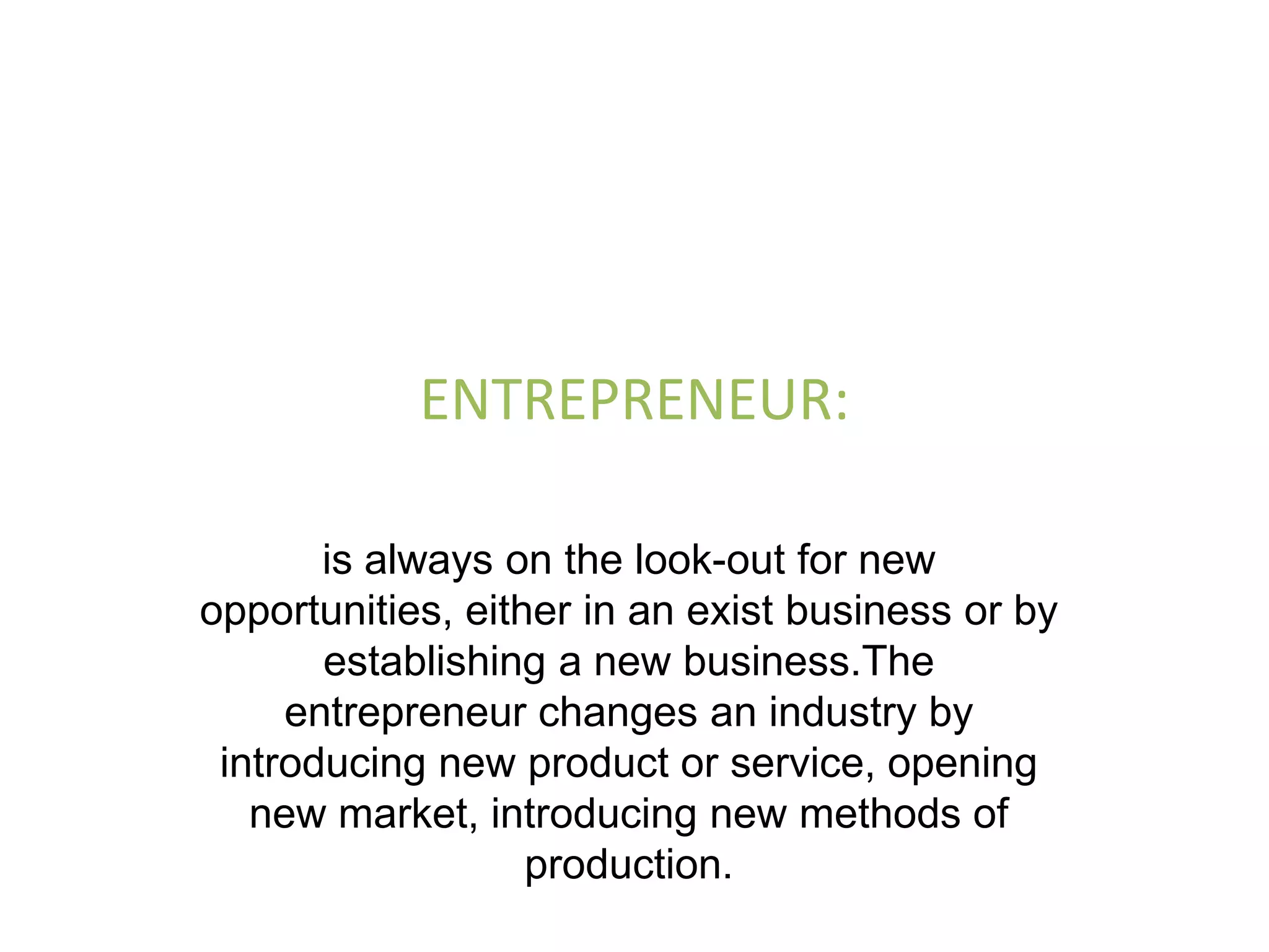 entrepreneurship | PPTX