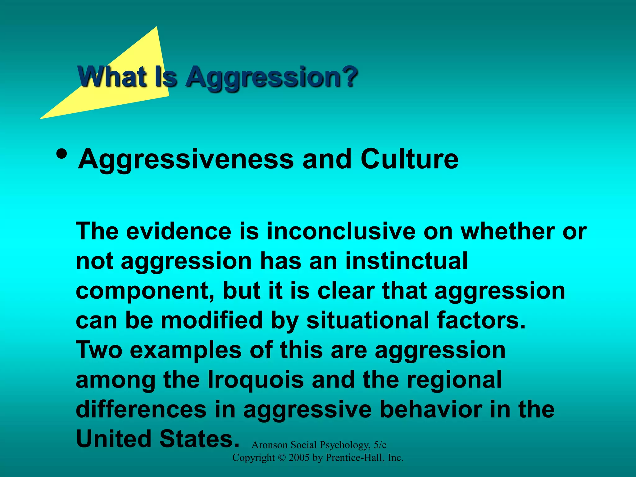 Supplemental Content 24: Aggression | PPTX