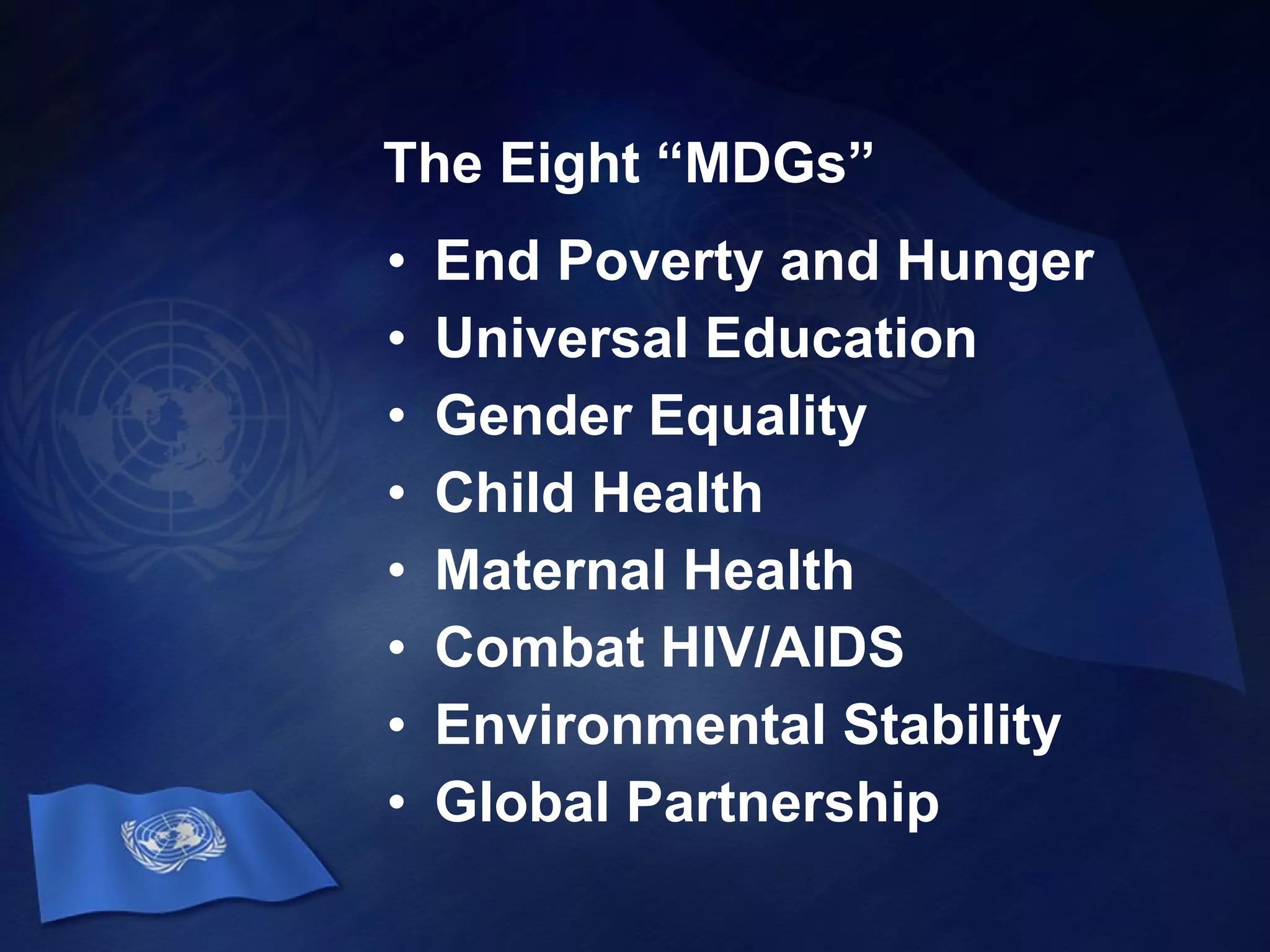 UN Millennium Development Goals | PPT