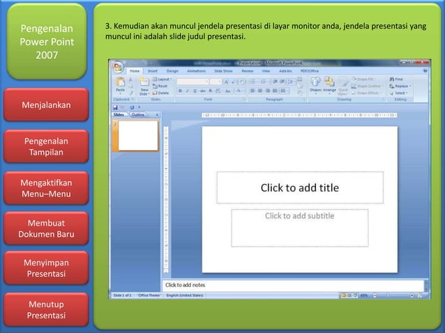 Dasar-dasar Powerpoint 2007 | PPSX
