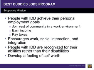 Best Buddies Jobs | PPTX