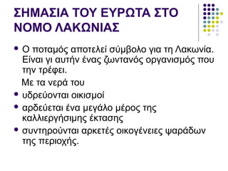 ευρωτας ποταμος Power point | PPT