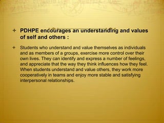 Why it is important to teach PDHPE? | PPT