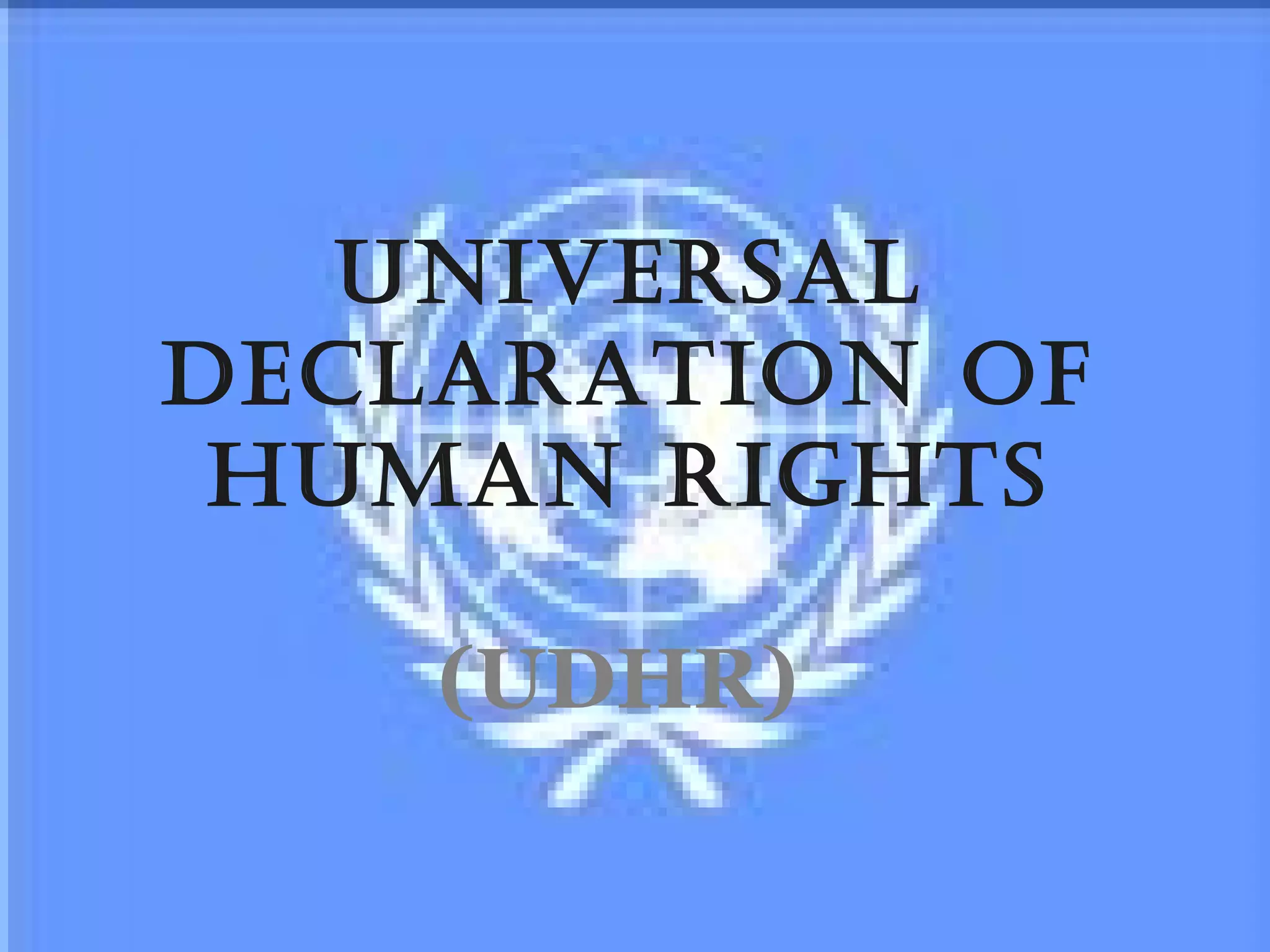 Human Rights Presentation | PPT