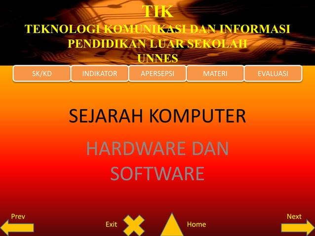 Power Point Sejarah Komputer Hardware Dan Software | PPT