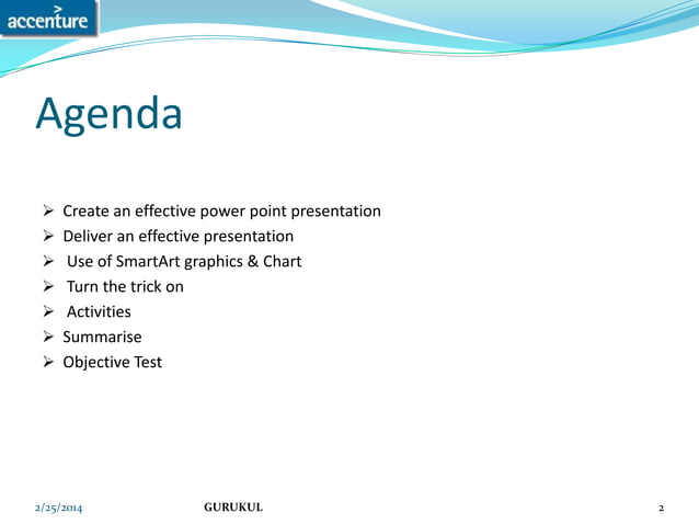 To create & deliver effectively presentation | PPT