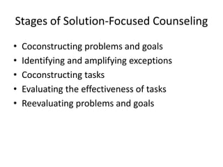 Mastering the Art of Solution-Focused Counseling (PowerPoint) | PPT