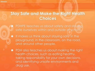 PDHPE Rationale | PPT