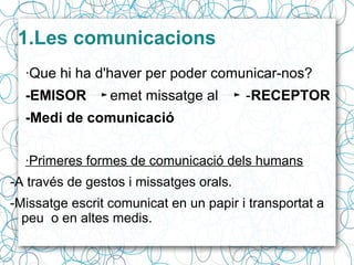 Comunicacions | PPT