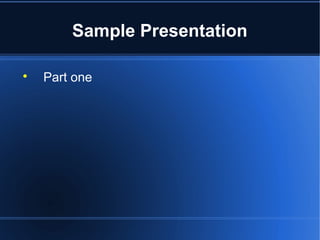 Sample Test | PPT