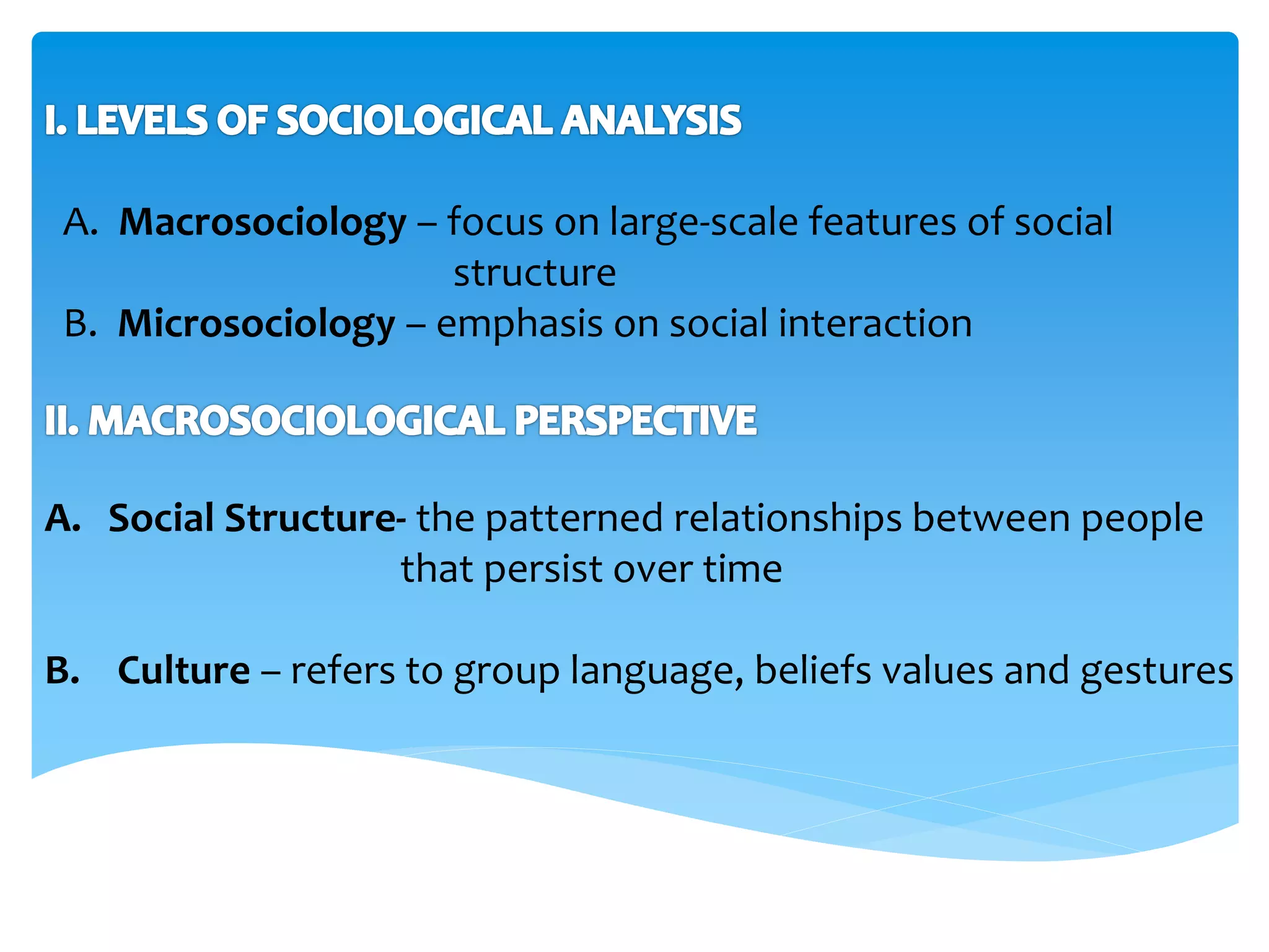 Social Structure and Social Interaction | PPTX