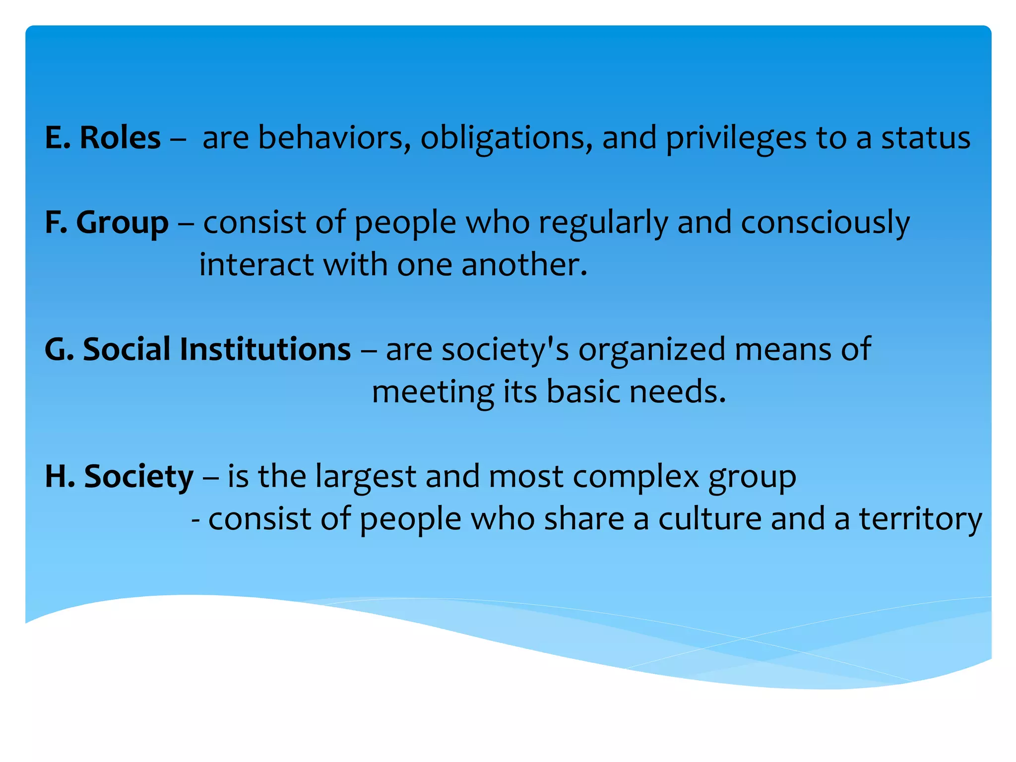 Social Structure and Social Interaction | PPTX