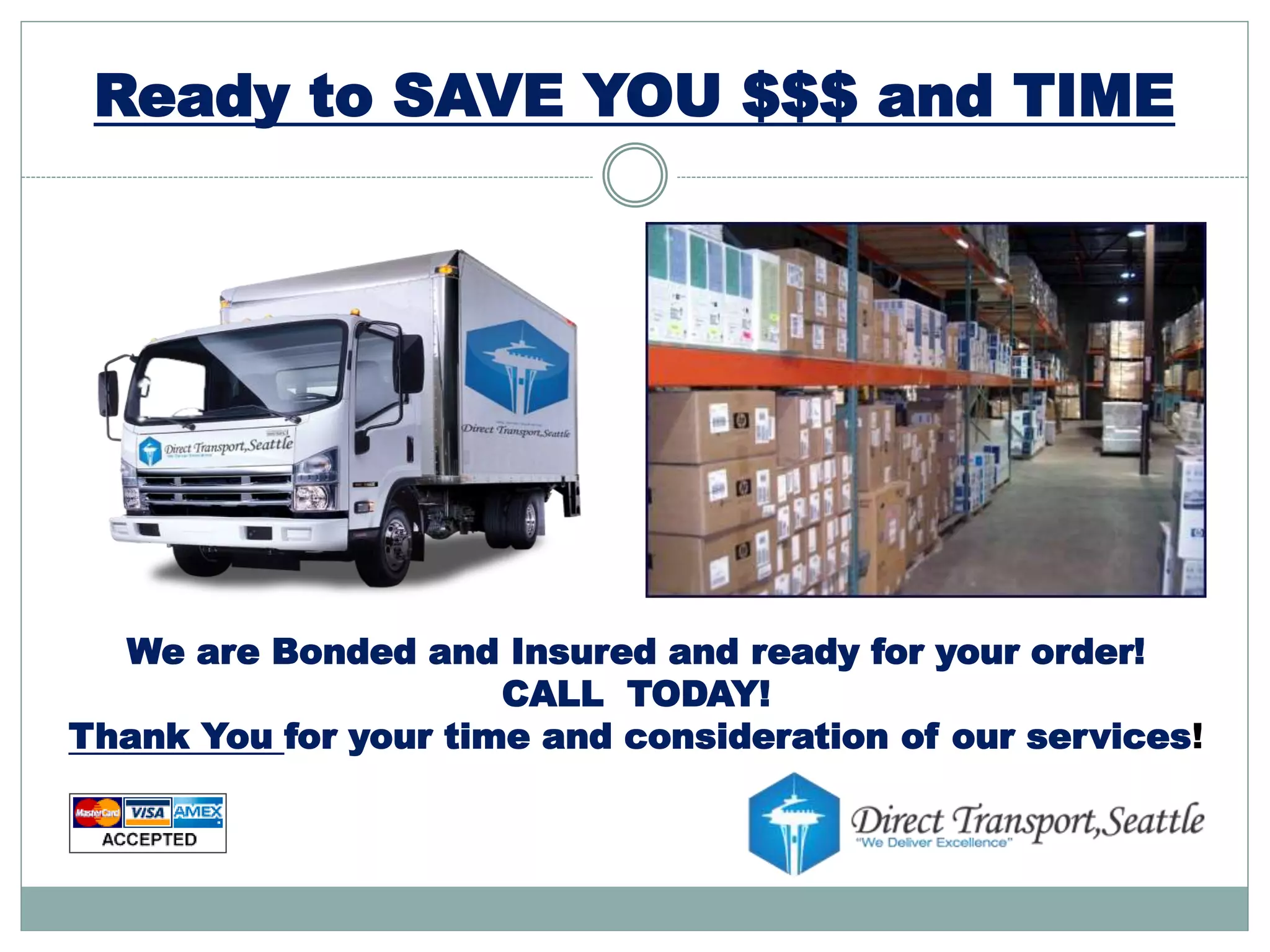 Direct Transport Seattle Services | PPTX