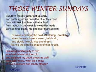 Robert Hayden | PPT