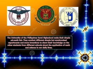 Science tour at the UP rural Highschool | PPT