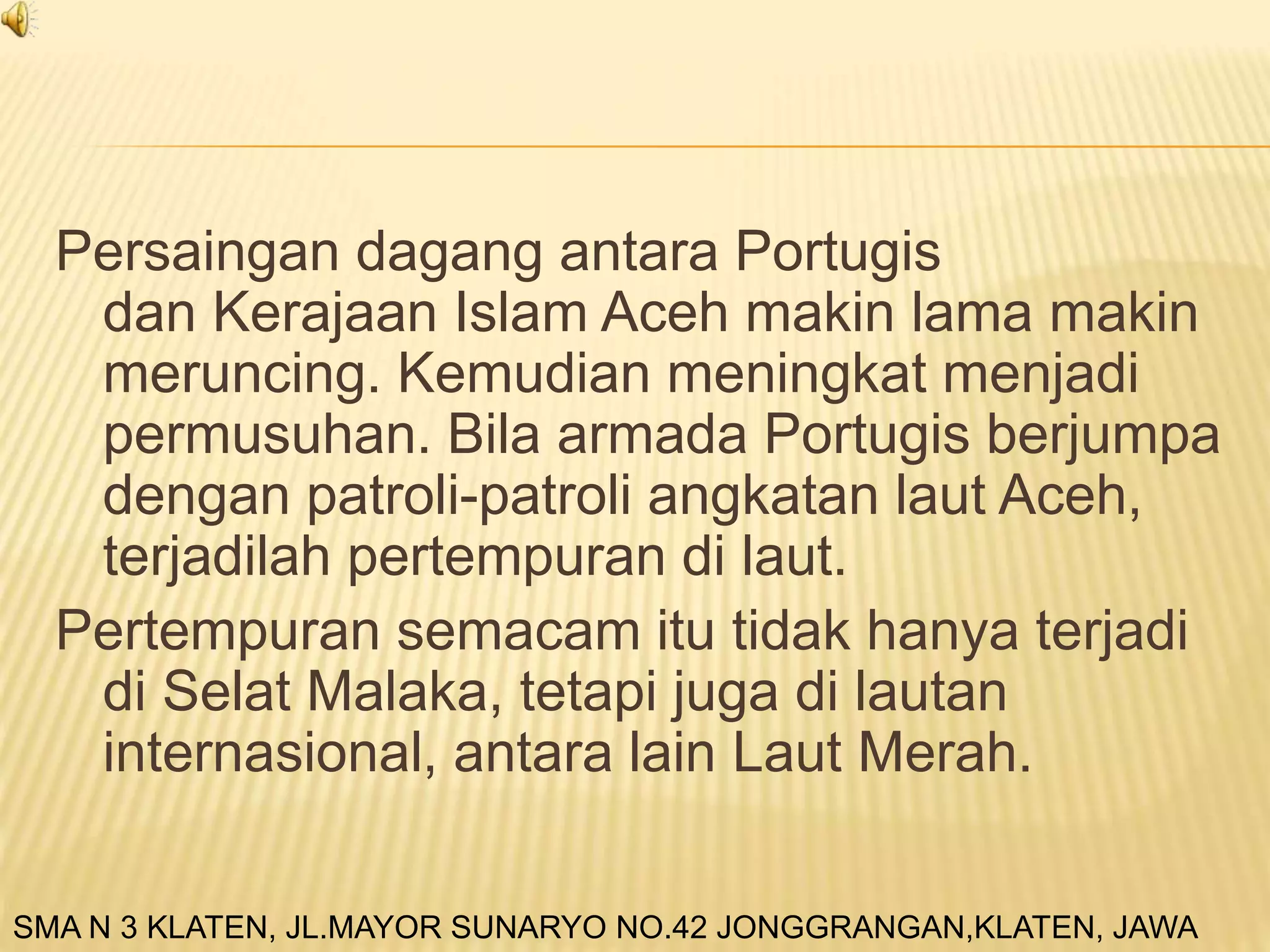 Perlawanan aceh | PPTX