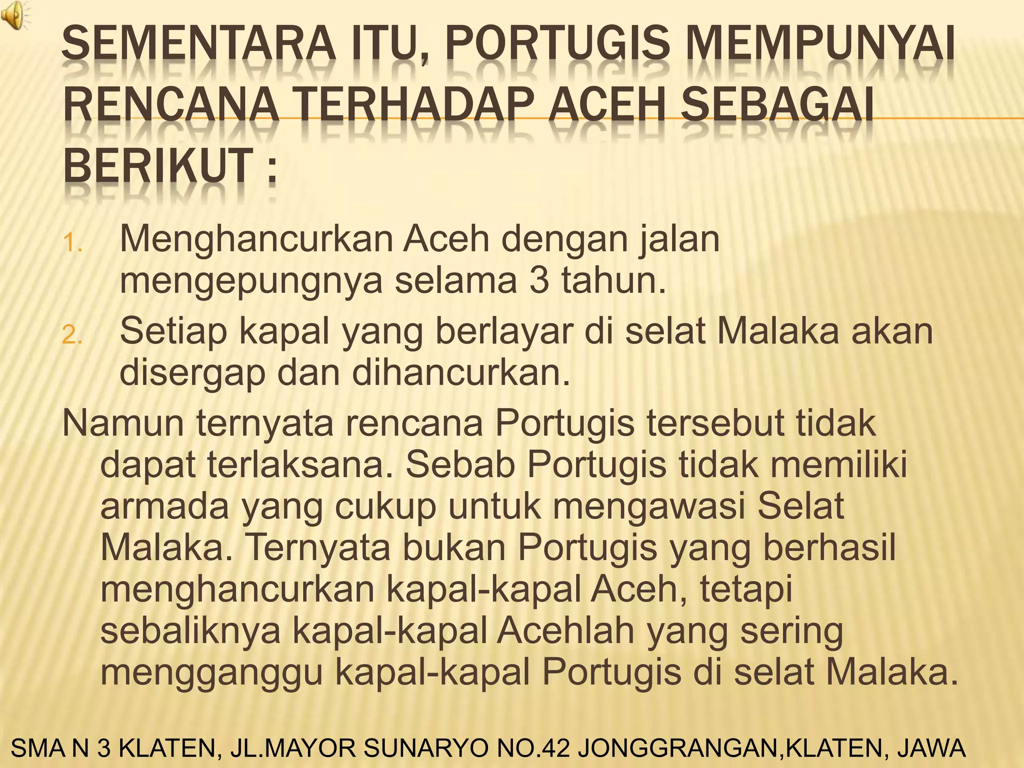 Perlawanan aceh | PPTX