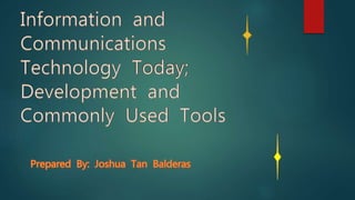 Evolution of ICT | PPT