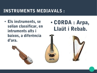 Música edat mitjana | ODP