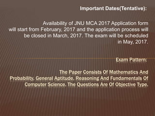 Top MCA Entrance Exams in India | PPTX | Postgraduate Education | College Education