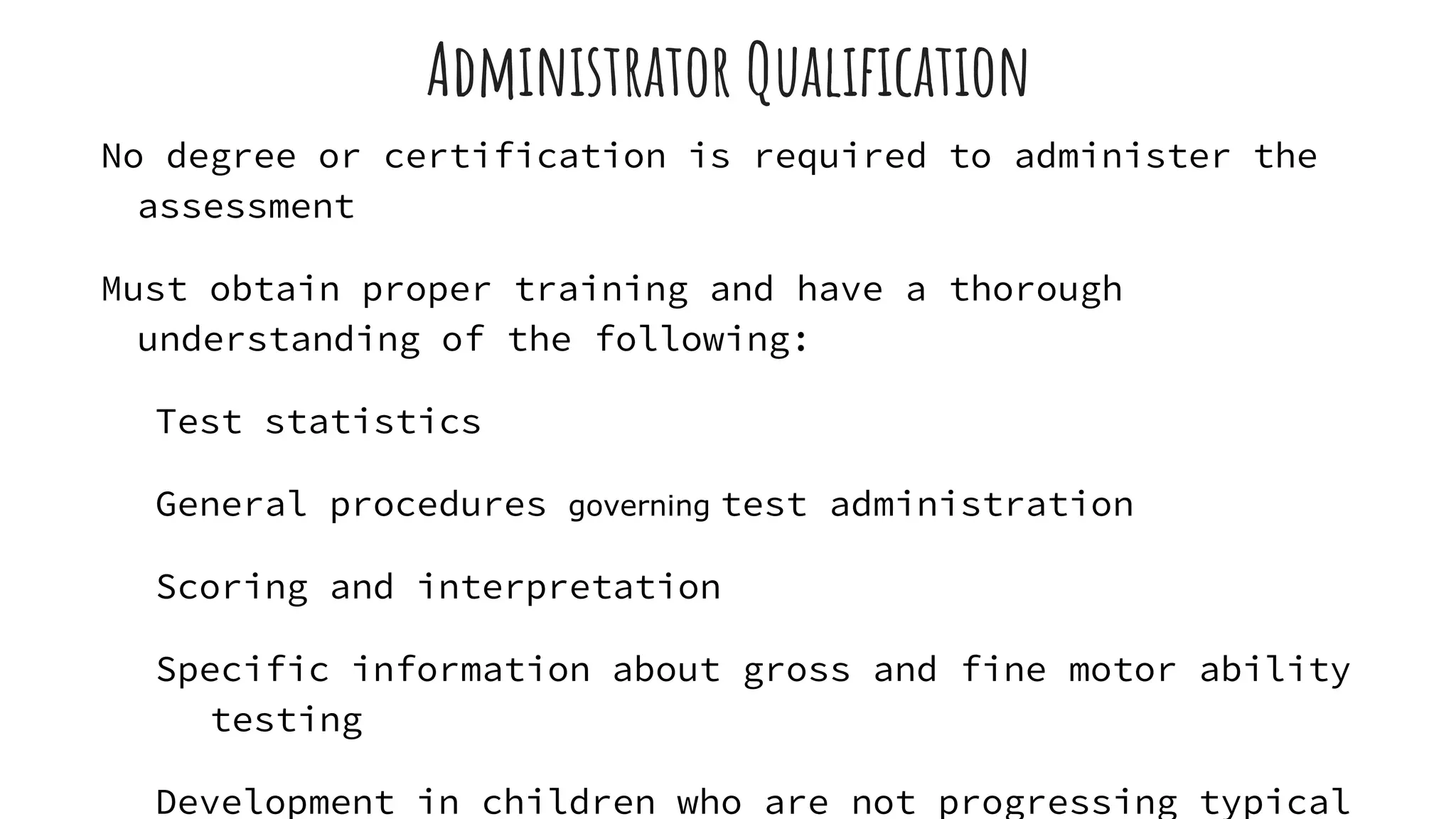 Peabody Developmental Motor Scales (PDMS) - 2 | PPTX
