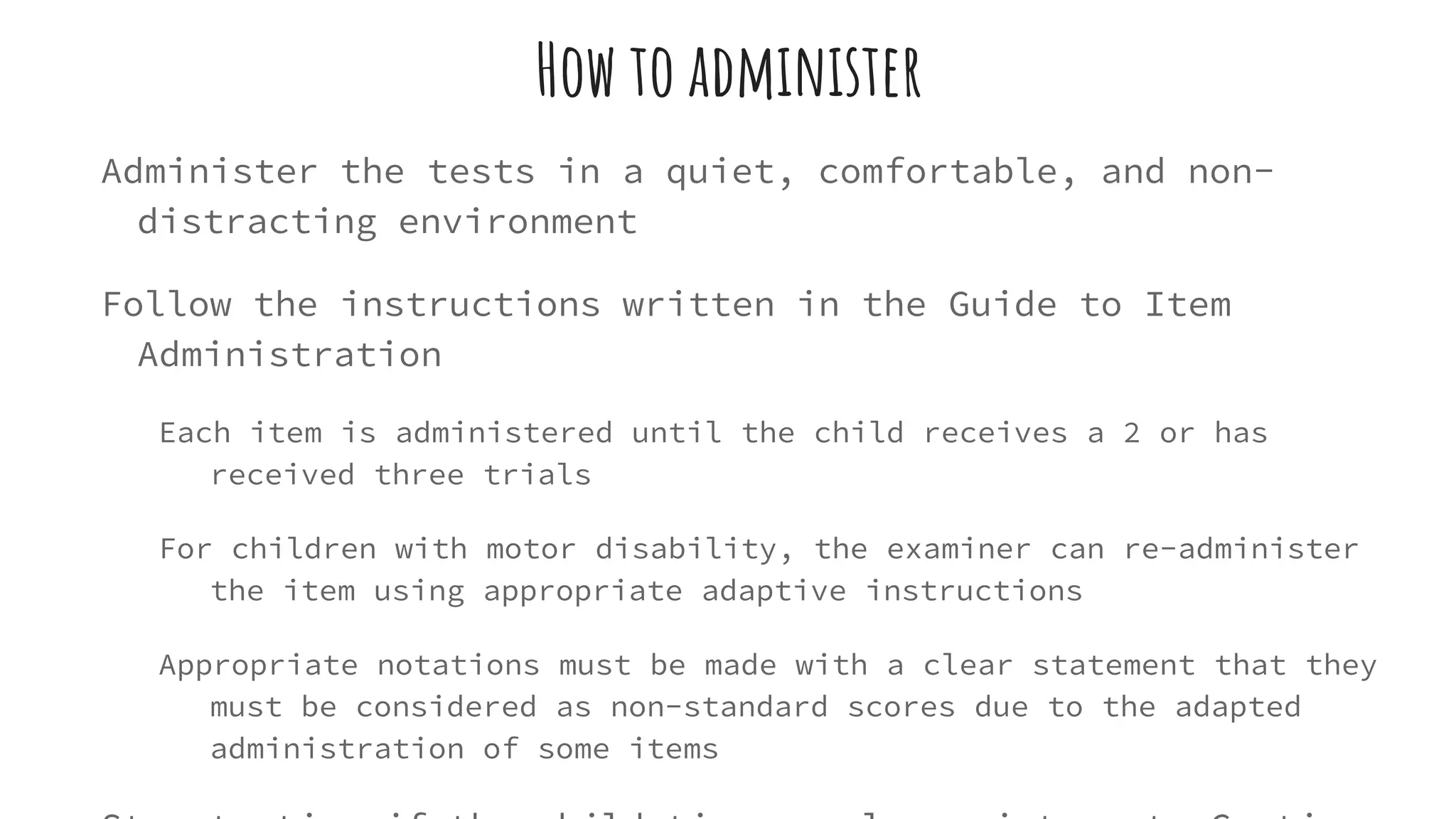 Peabody Developmental Motor Scales (PDMS) - 2 | PPTX