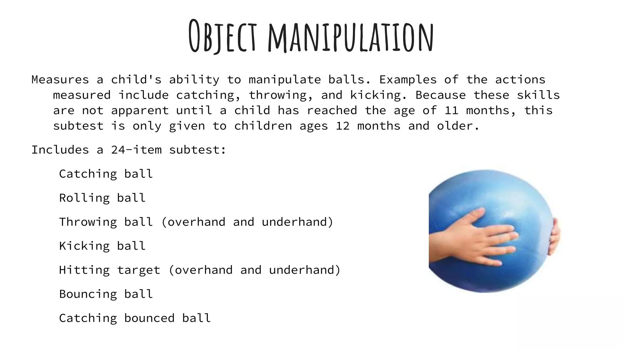 Peabody Developmental Motor Scales (PDMS) - 2 | PPTX