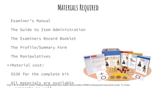 Peabody Developmental Motor Scales (PDMS) - 2 | PPTX