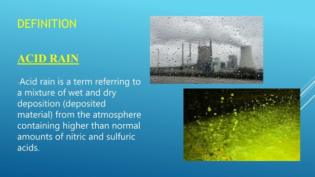 Acid Rain - A Killer Rain | PPT