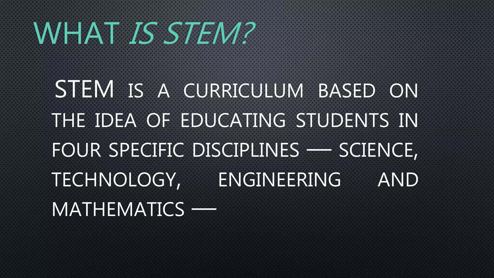 Emptech ( What is STEM ) | PPTX