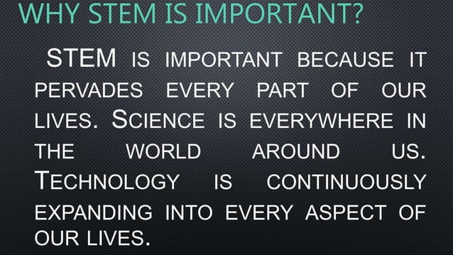 Emptech ( What is STEM ) | PPTX