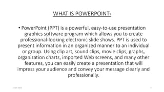 Power point | PPTX