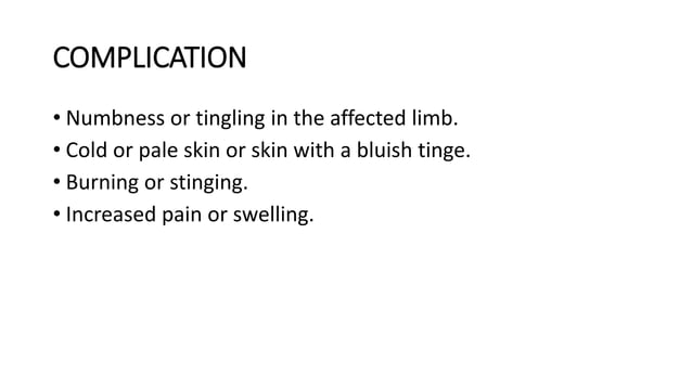 indication and contra-indication cast & traction | PPTX | Death, Injury ...